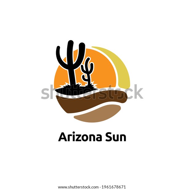 Arizona Sun Logo Vector Concept Icon Stock Vector (Royalty Free ...