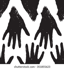 Arm Black People Stock Vector (Royalty Free) 351855623