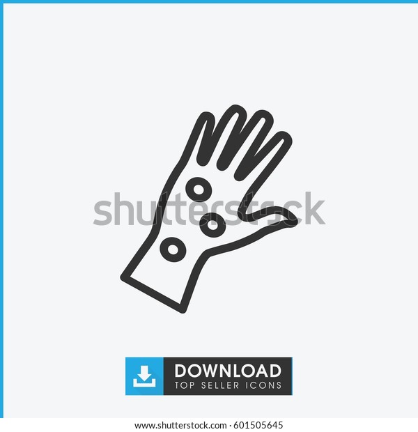Arm Rash Icon Simple Outline Arm Stock Vector (Royalty Free) 601505645