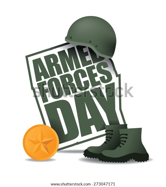 Armed Forces Day Icon Eps 10 Stock Vector (Royalty Free) 273047171 ...