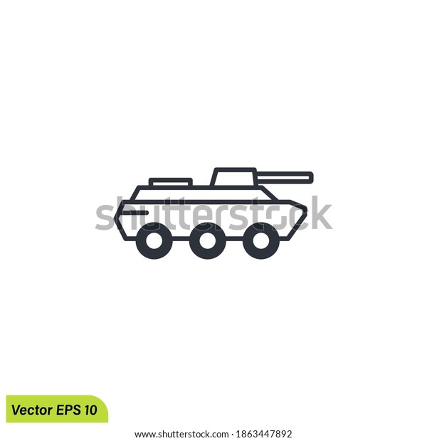 Armoured Vehicle Icon Vector Logo Template: เวกเตอร์สต็อก (ปลอดค่า ...
