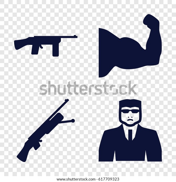 Arms Icons Set Set 4 Arms Stock Vector (Royalty Free) 617709323 ...