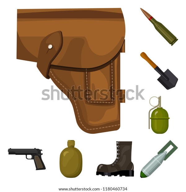 Army Armament Cartoon Icons Set Collection Stock Vector (Royalty Free ...