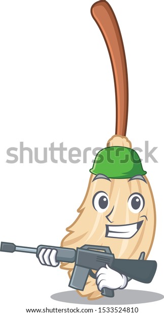 Army Broom Cartoon 스톡 벡터(로열티 프리) 1533524810 | Shutterstock