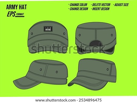 Army Hat Drawing | Free download on ClipArtMag