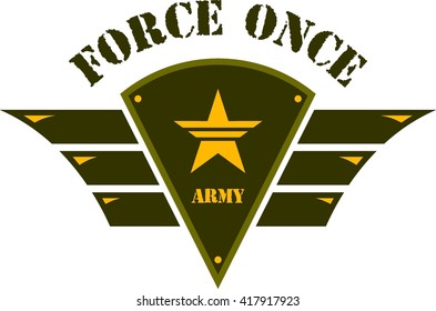 Army Logo Template Stock Vector (Royalty Free) 417917923 | Shutterstock