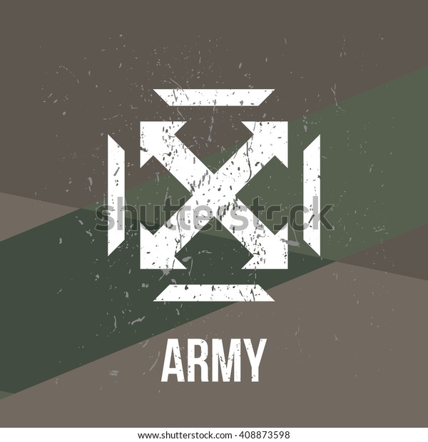 Army Military Stamp Label Sign Vector Stock Vector (Royalty Free) 408873598 Army Military Stamp Label Sign Vector Stock Vector (Royalty Free) 408873598