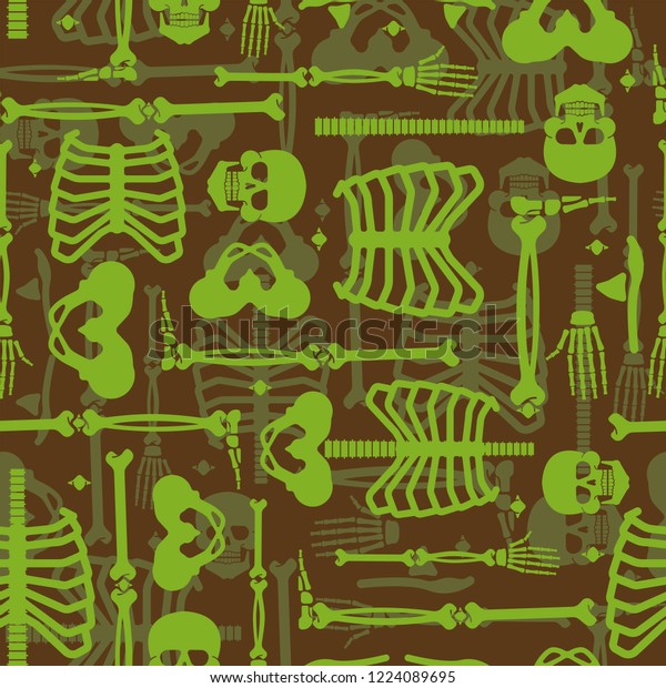 Army Pattern Skeleton War Backgrund Skeletal Stock Vector (Royalty Free ...