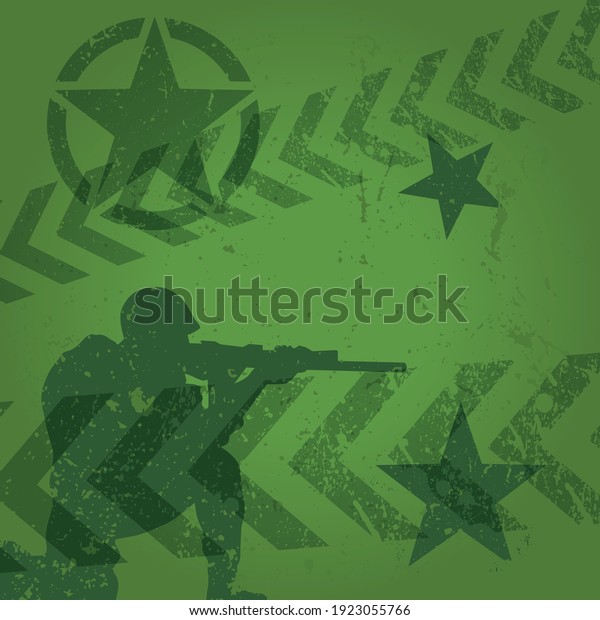 Army War Grunge Background Vector Stock Vector (Royalty Free ...