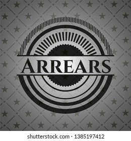 Arrears Dark Icon Emblem Vector Illustration Stock Vector (Royalty Free ...