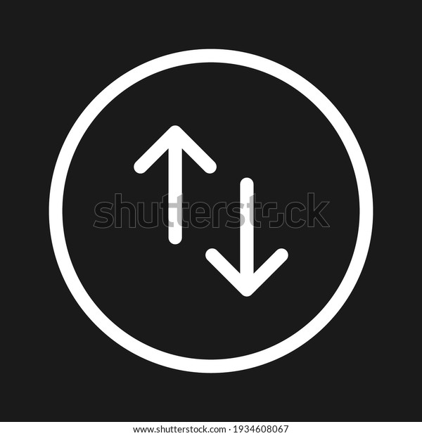 Arrow Arrows Change Icon Vector Image Stock Vector (Royalty Free ...