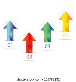 Arrow Direction 3d Graphics Stock Vector (Royalty Free) 155792132 ...