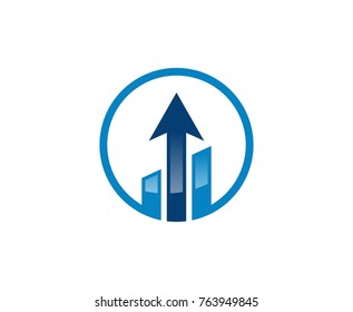 Arrow Finance Logo Stock Vector (Royalty Free) 763949845 | Shutterstock