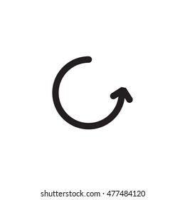 Arrow Icon Pictogram Refresh Icon Stock Vector (Royalty Free) 477484120 ...