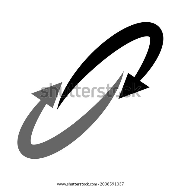 Arrow Icon Recycle Recurrence Renewal Swap Stock Vector (Royalty Free ...