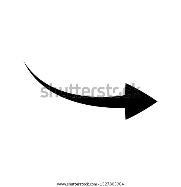 Arrow Icon Right Direction Symbol Isolated 스톡 벡터(로열티 프리) 1527805904