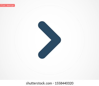 Arrow Icon Trendy Flat Style Isolated Stock Vector (Royalty Free ...