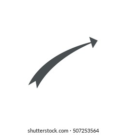 Vektor Stok Hand Drawing Fast Arrow Sign Sketch (Tanpa Royalti ...