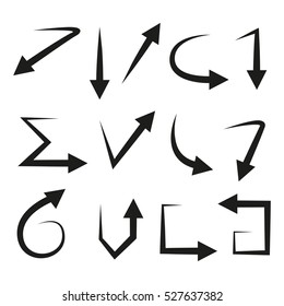 Arrow Icons Stock Vector (Royalty Free) 527637382 | Shutterstock