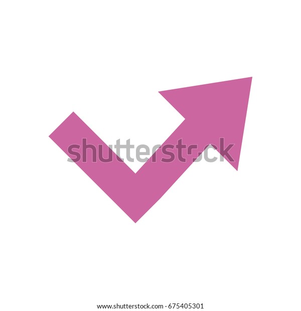 Arrow Icons Reject Arrow Flat Style Stock Vector (Royalty Free ...