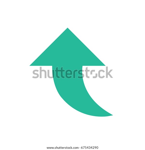 Arrow Icons Upward Arrow Flat Style Stock Vector (Royalty Free ...