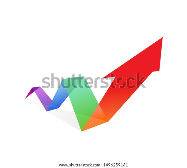 Arrow Illustration Vector Rising Prices Currencies Stock Vector ...