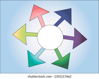 Arrow Information Circular Arrows Stock Vector (Royalty Free) 1331217662