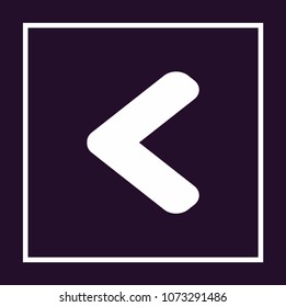 Arrow Left Symbols Icon Stock Vector (Royalty Free) 1073291486 ...