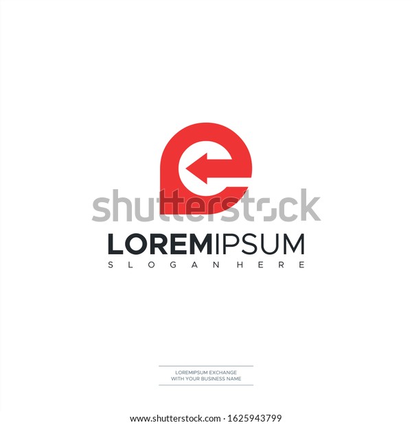 Arrow Letter E Logo Icon Design Stock Vector (Royalty Free) 1625943799 ...