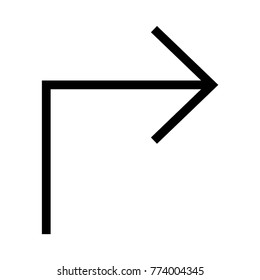 6,771 Right angle arrow Images, Stock Photos & Vectors | Shutterstock