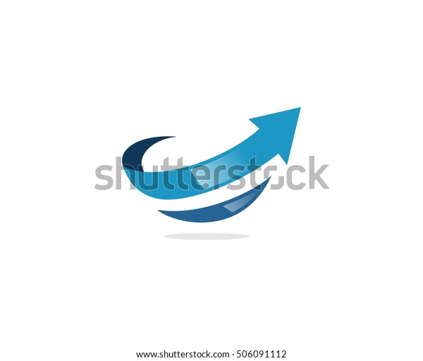 화살표 로고 스톡 벡터(로열티 프리) 506091112