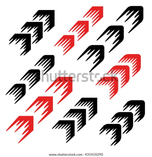 Arrow Motion Line Simple Symbol Vector Stock Vector (Royalty Free ...