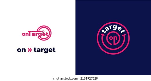 Arrow On Target Logo Design Template Stock Vector (Royalty Free) 2181927629 | Shutterstock