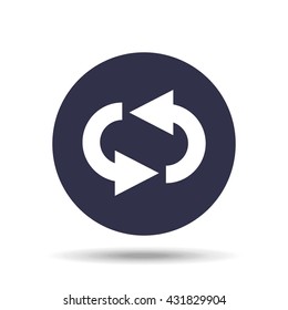 Update Arrow Sign Stock Vector (Royalty Free) 451640638 | Shutterstock