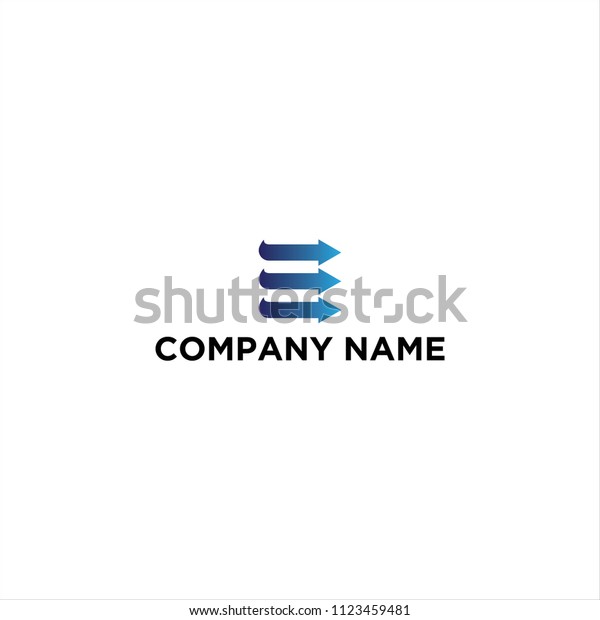 Arrow Sign Logo Stock Vector (Royalty Free) 1123459481 | Shutterstock