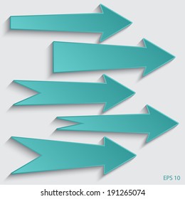 Arrow Signs Vector Icon Stock Vector (Royalty Free) 191265074 ...