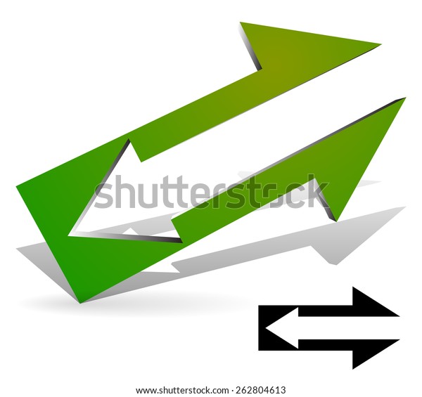 Arrow Arrow Symbol Included Stock Vector (Royalty Free) 262804613 ...