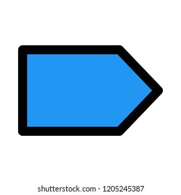 Arrow Tag Label Stock Vector (Royalty Free) 1205245387 | Shutterstock