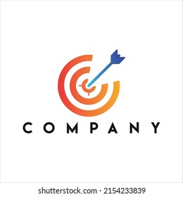 Arrow Target Logo Vector Design Stock Vector (Royalty Free) 2154233839 ...