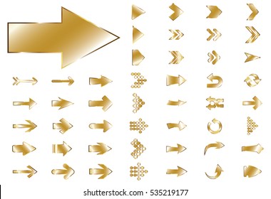 138,444 Gold arrows Images, Stock Photos & Vectors | Shutterstock