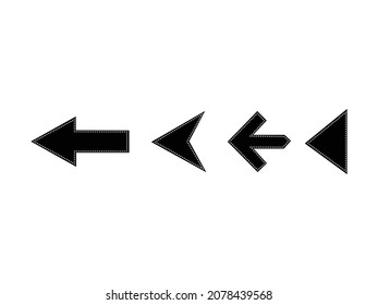 Arrow Vector Illustration Presentations Explanation Design Stock Vector ...