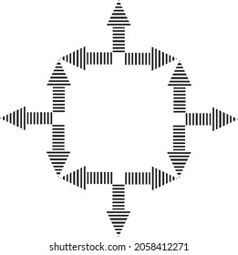 2,156 Outward lines Images, Stock Photos & Vectors | Shutterstock