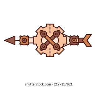 Arrow Weapon On White Background Vector Stock Vector (Royalty Free ...