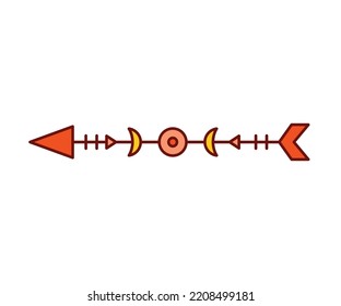 Arrow Weapon On White Background Vector Stock Vector (Royalty Free ...