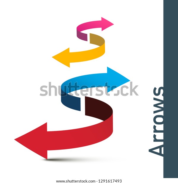 Arrows Collection Vector Double Arrow Symbol Stock Vector (Royalty Free ...