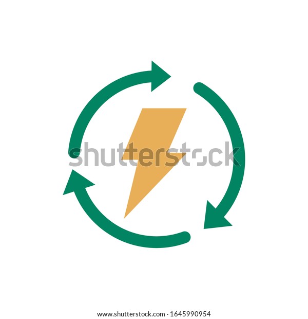 Arrows Recycle Symbol Power Ray Vector Stock Vector (Royalty Free ...