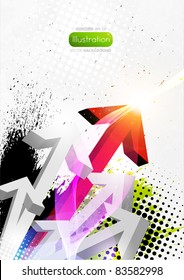 Arrows Technology Concept Stock Vector (Royalty Free) 83582998 ...