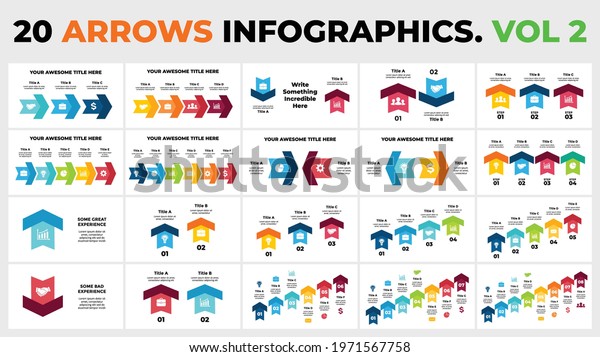 Arrows Vector Infographic Vol 2 Presentation Stock Vector (Royalty Free ...