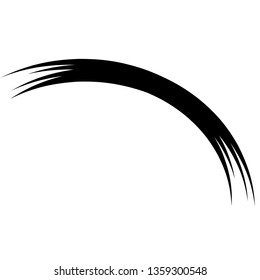 Art Abstract Round Shape Black Monochrome Stock Vector (Royalty Free ...