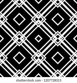 Art Deco Black White Texture Seamless Stock Vector (Royalty Free ...